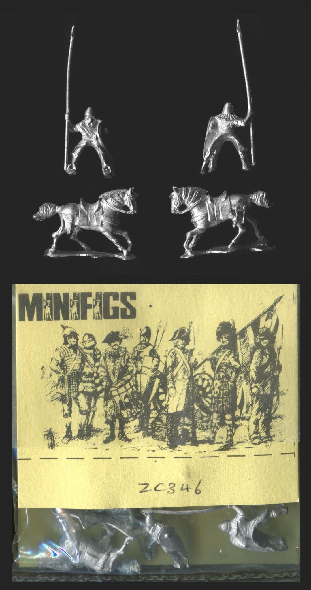 Minifigs 15mm Feudal Europe ZC346 Byzantine Light Cavalry 13th Century x 4