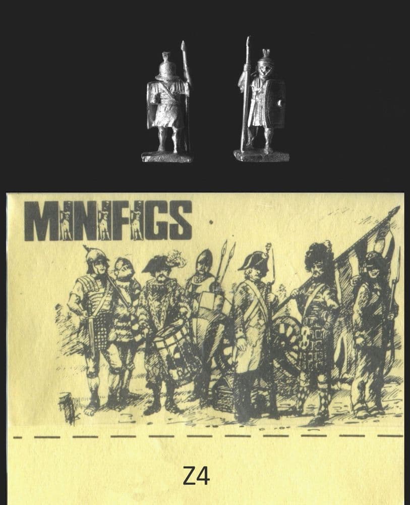 Minifigs 15mm Imperial Romans Z04 Legionarius Early 2nd Century x 8