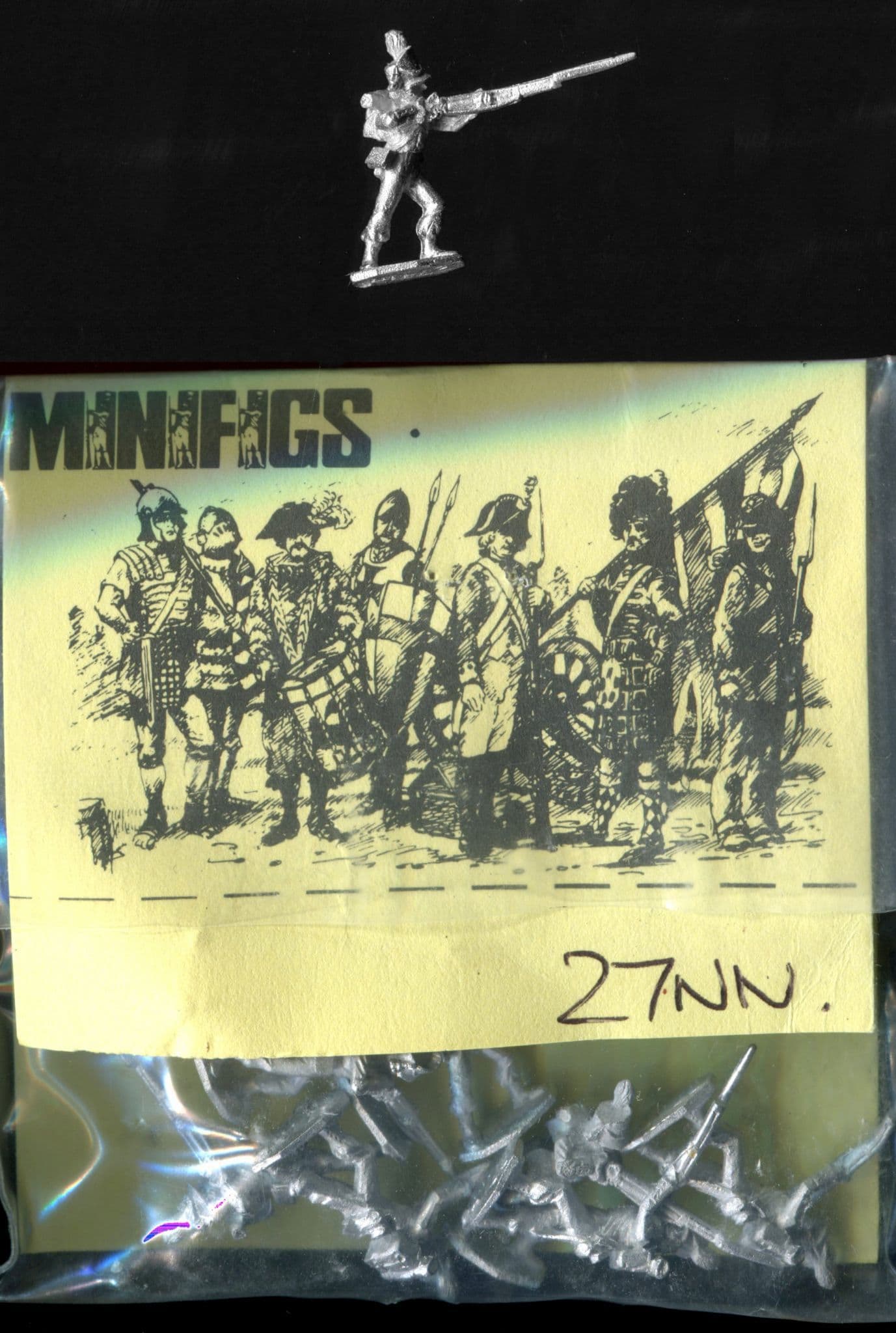 Minifigs 15mm Napoleonic Netherlands 27NN Belgian Centre Co Firing x 8 figs