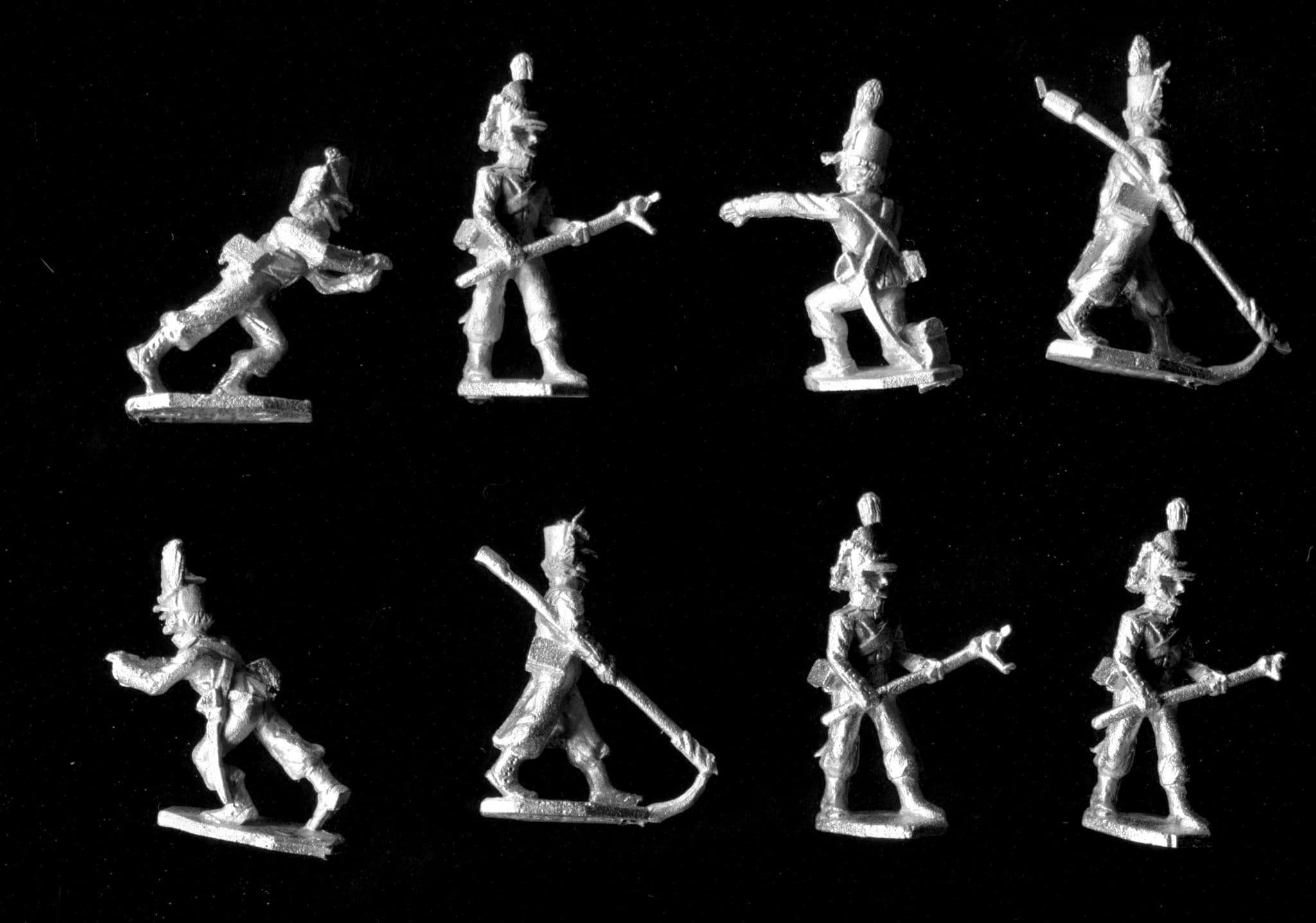 Minifigs 15mm Napoleonic Netherlands 31NN Belgian Artillerymen x 8 figs