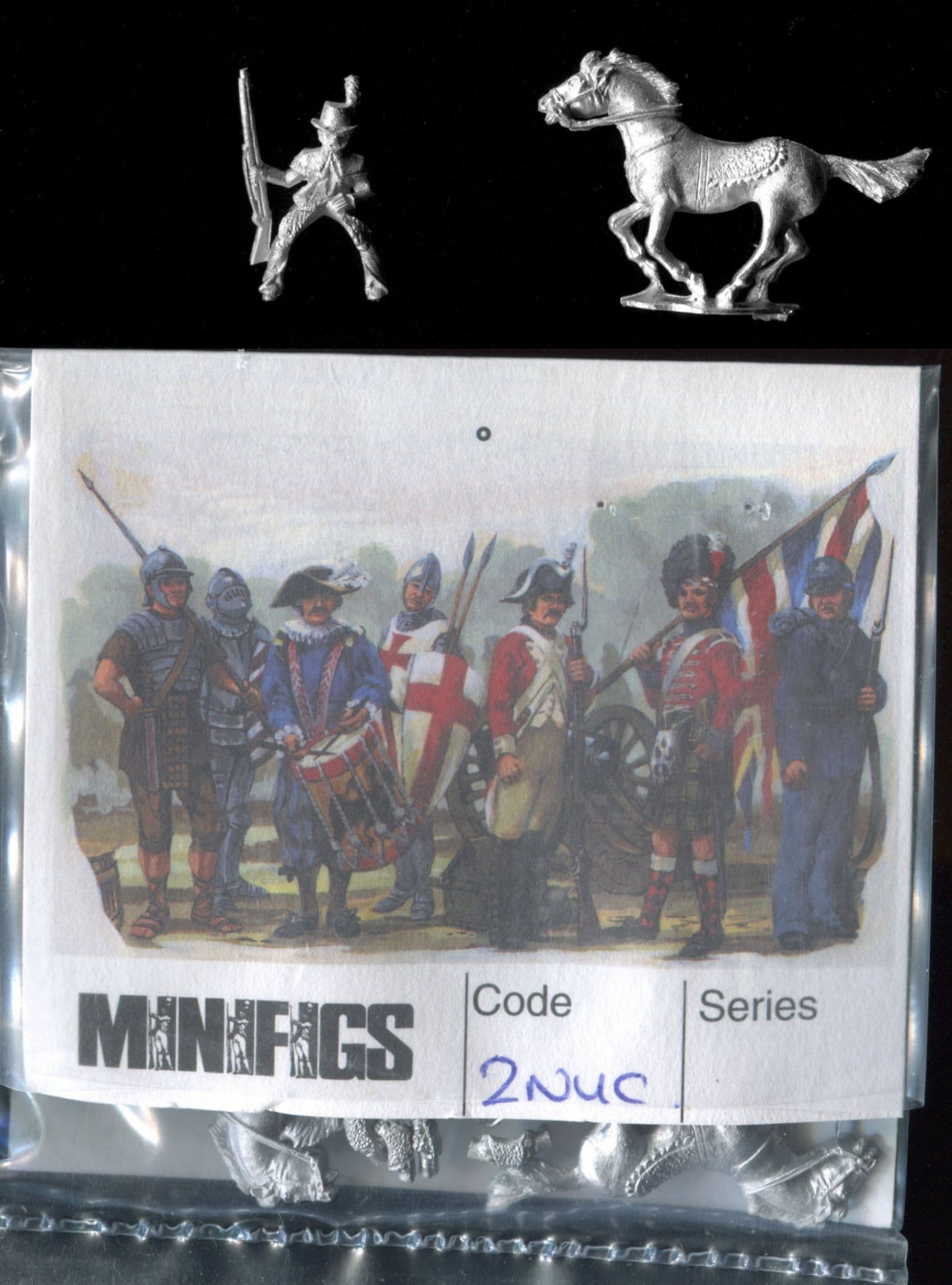 Minifigs 15mm Napoleonic period American 2NUC Mounted Riflemen x 4