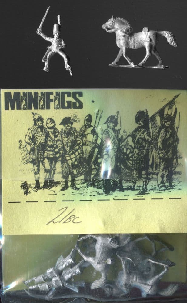 Minifigs 15mm Napoleonic Rev Wars British 1790-1804 21BC Light Dragoons ...