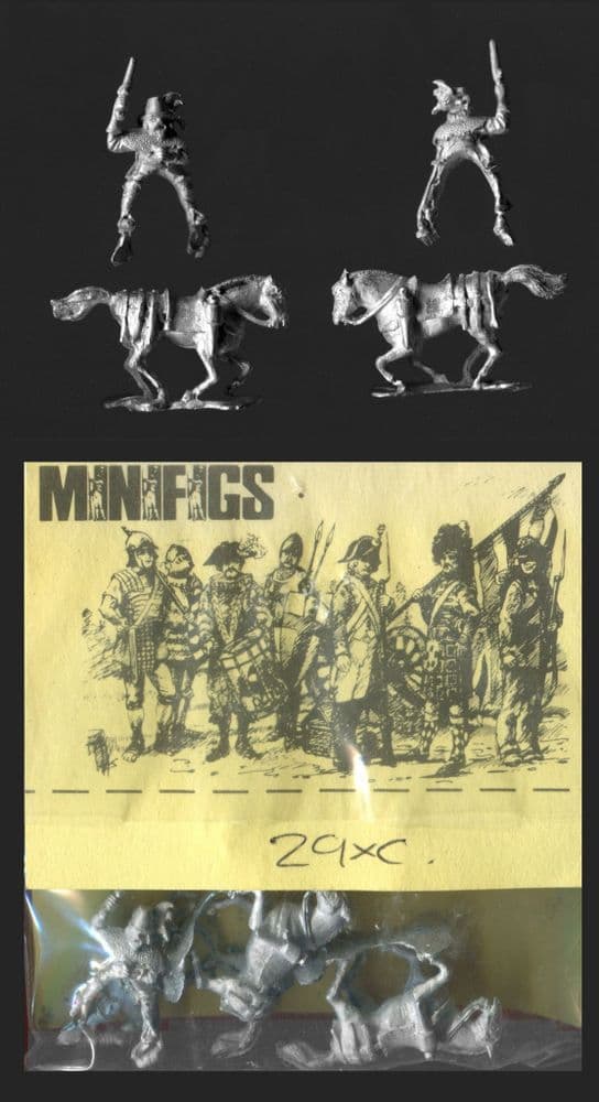 Minifigs 15mm Renaissance Early 16th C 29XC Reiter Medium Cavalry x 4 ...