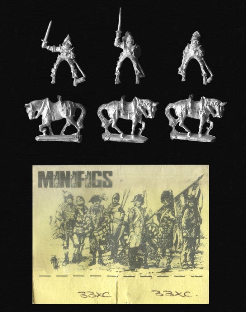 Minifigs 15mm Renaissance Early 16th C 33XC Spanish Mounted Commanders ...