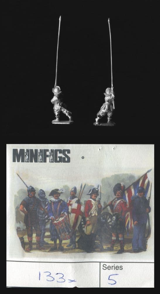 Minifigs 15mm Thirty Years War 133X Swedish Armoured Pikemen x 8