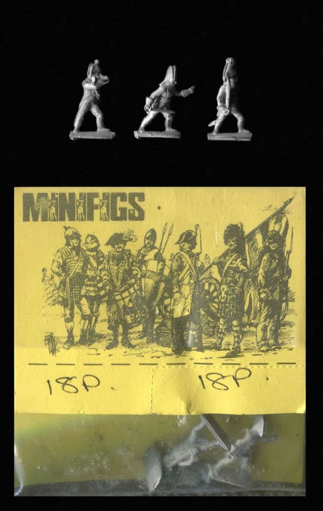 Minifigs 15mm Vintage Napoleonic Prussian 18P Tirailleurs Command ...