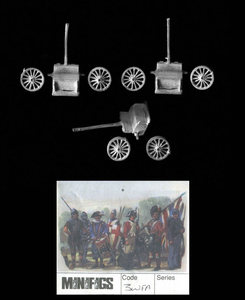 Minifigs 15mm World War I French 3WFA Limber x 3 models