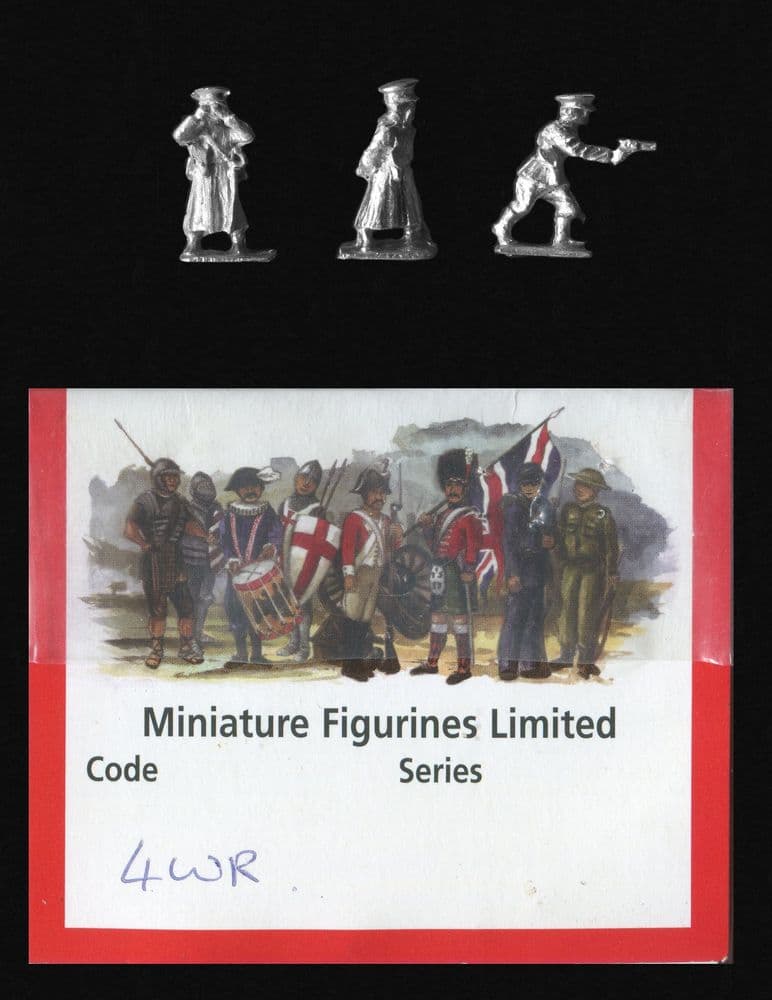 Minifigs 15mm WWI Russian 4WR Infantry Command 8