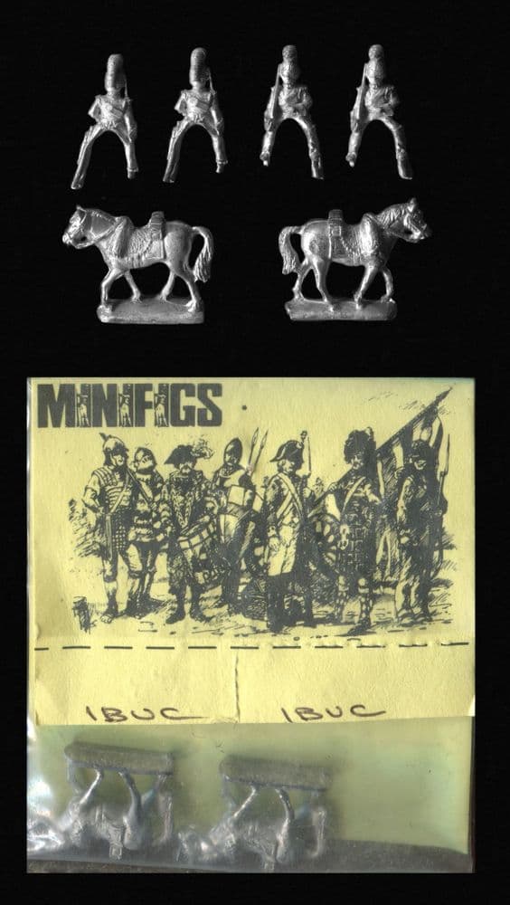 Minifigs Vintage 15mm Napoleonic Bavarian 1BVC Cuirassiers old range 4 ...