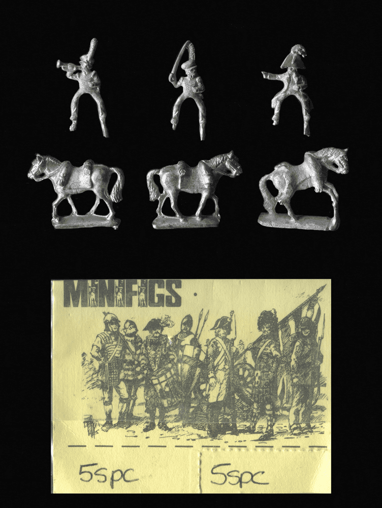 Minifigs Vintage 15mm Napoleonic Spanish 5SPC Irregular Lancer Command ...