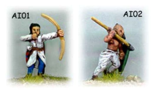 Museum Miniatures 15mm Arab AI01 Turkish Archers Firing x 6 figs only