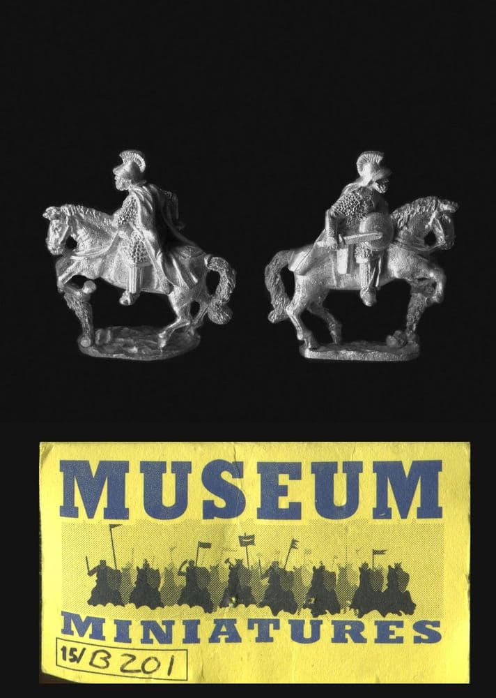 Museum Miniatures 15mm Byzantine Cavalry BZ01 Cavalry Officer/General x 2