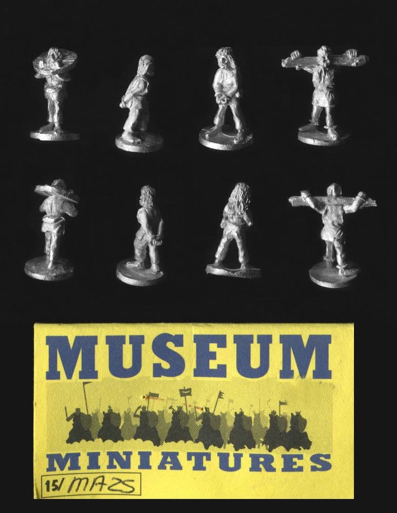 Museum Miniatures 15mm Captives MA25A Male Captives Dark Ages/Medieval ...