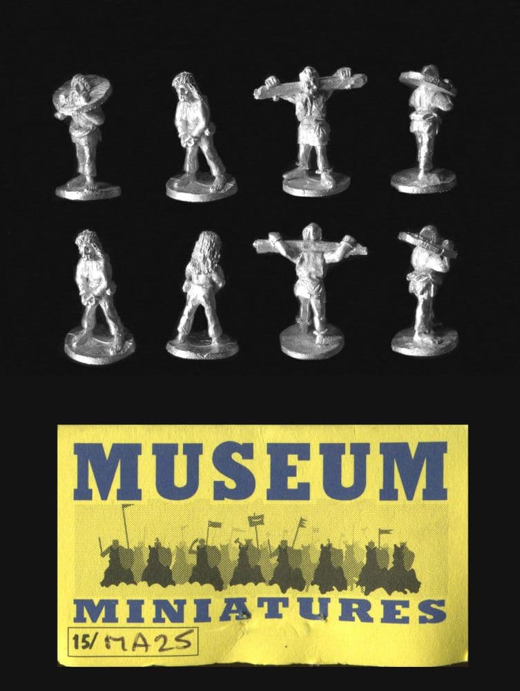 Museum Miniatures 15mm Captives MA25B Male Captives Dark Ages/Medieval ...