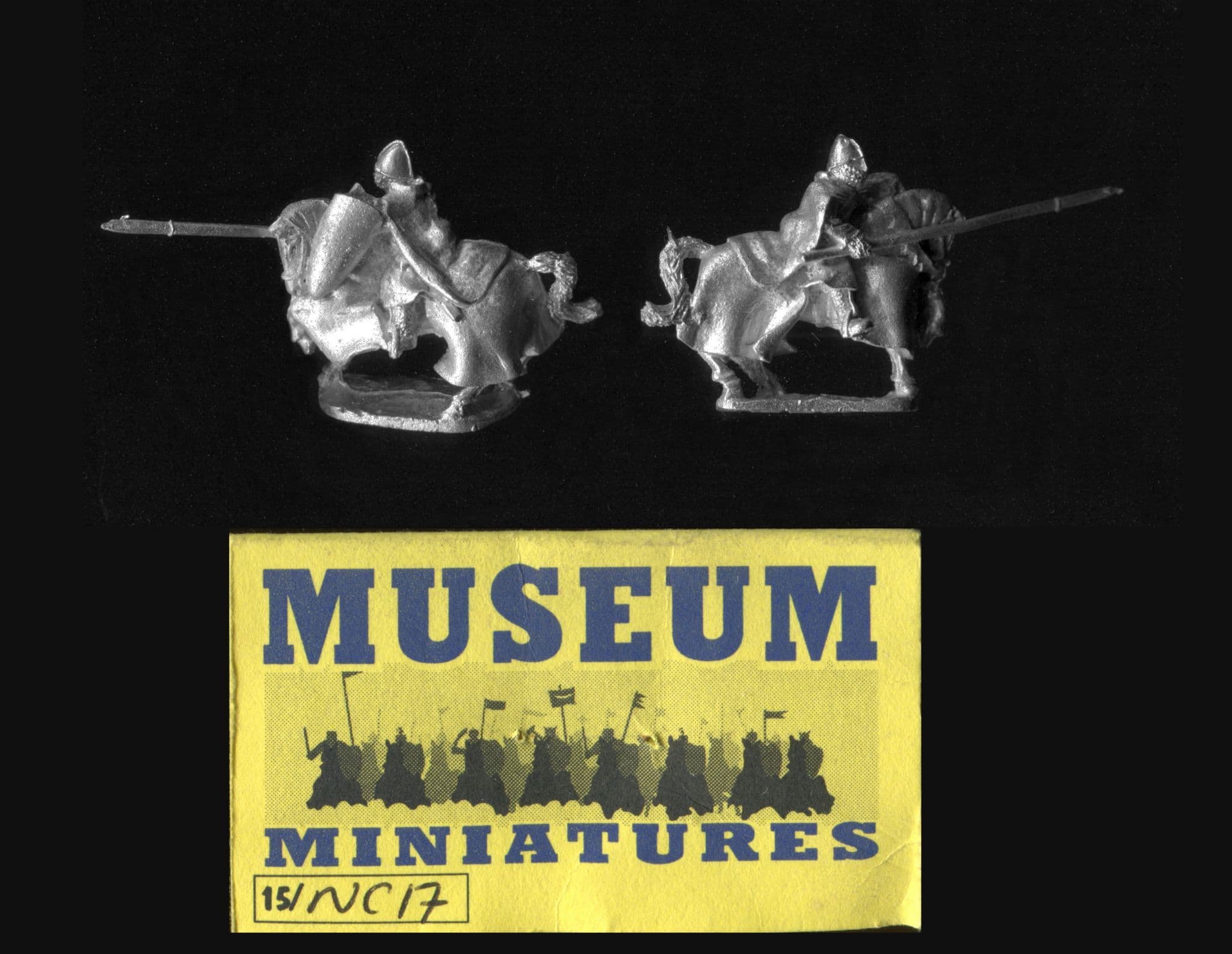 Museum Miniatures 15mm Crusader NC17 Other Knights with Lance x 4 mtd figs