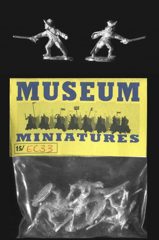 Museum Miniatures 15mm ECW EC33 Young Swordsman Lunging x 8