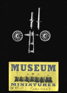 Museum Miniatures 15mm ECW Gun x 1