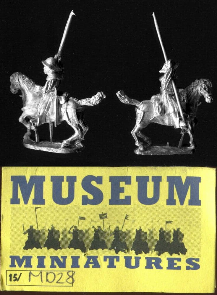 Museum Miniatures 15mm Medieval MD28 Shire Levy Hobilar x 4 mtd figs