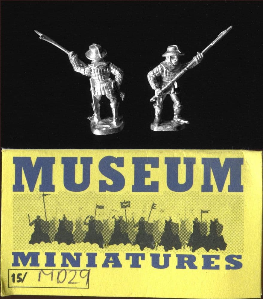 Museum Miniatures 15mm Medieval MD29 Shire Levy Billmen x 8