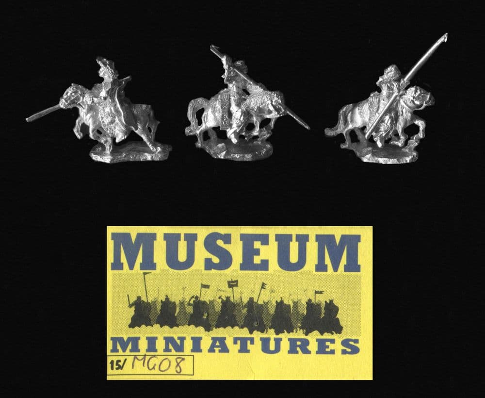 Museum Miniatures 15mm Mongols MG08 Mongol Touman LC/MC Lance x 4