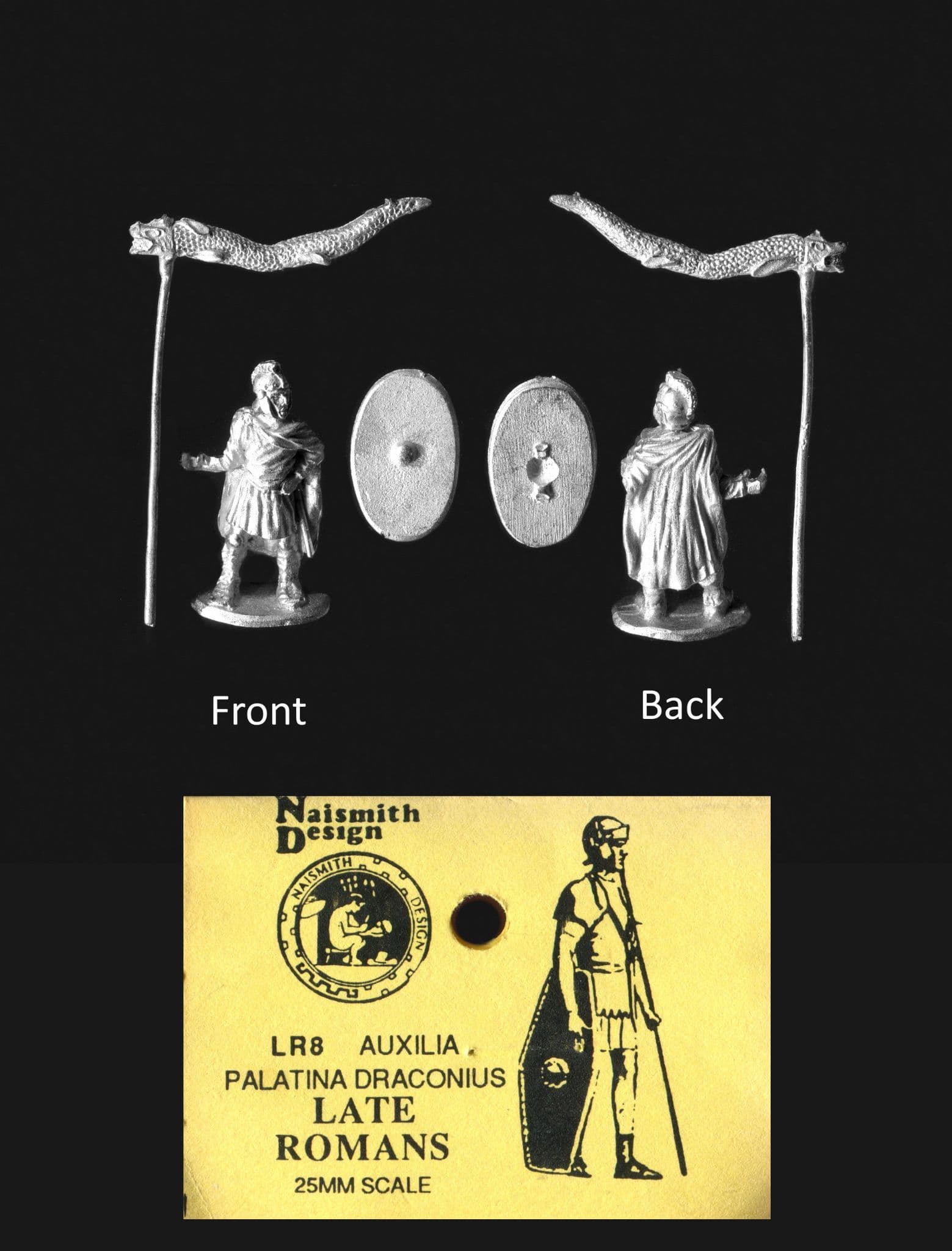 Naismith 25mm Late Roman LR08 Auxilia Palatina Draconius standard ...