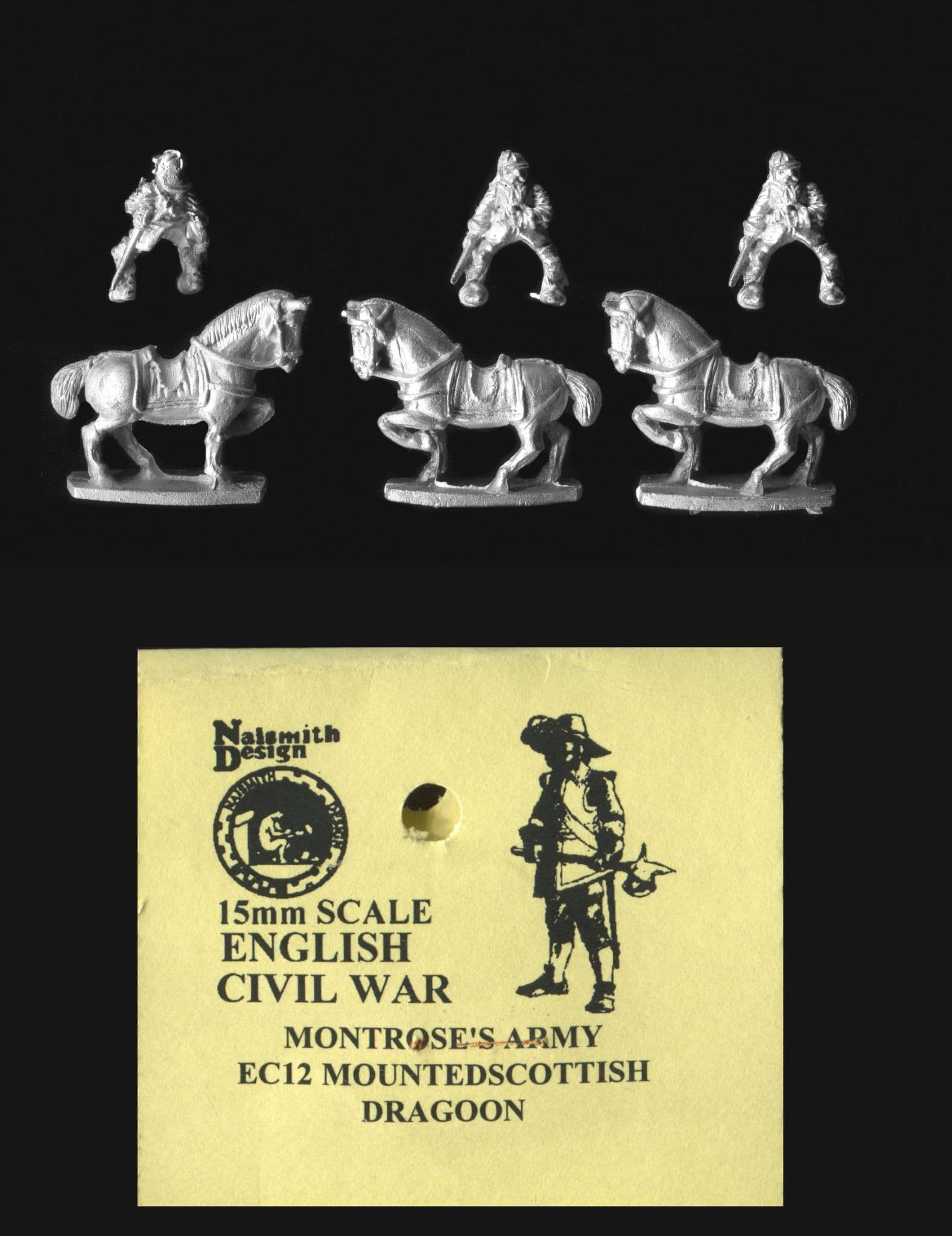 Naismith Design 15mm ECW Montrose Army EC12 Mounted Scottish Dragoon 3