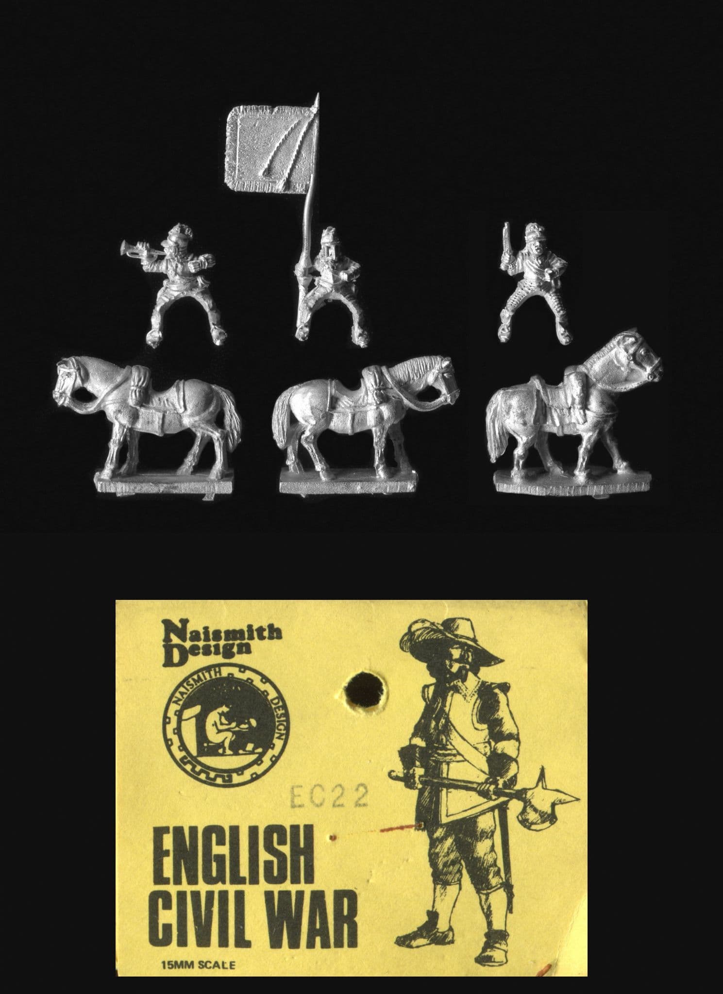 Naismith Design 15mm ECW New Model Army EC22 Cavalry Command 3