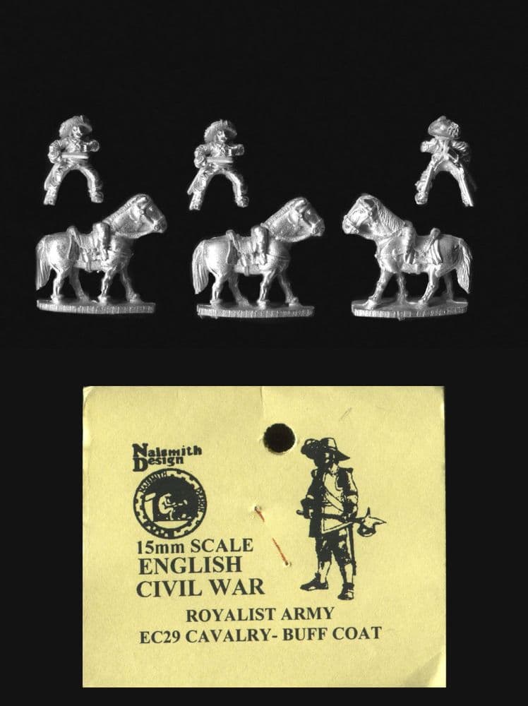Naismith Design 15mm ECW Royalist Army EC29 Cavalry in Buff Coat 3
