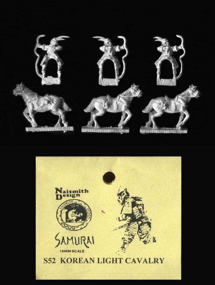 Naismith Design 15mm Far East Range S52 Korean Light Cavalry Firing Bow x 3