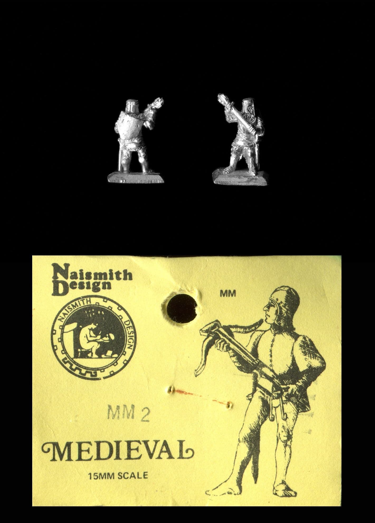 Naismith Design 15mm Medieval HYW MM02 Dismounted Knight 2-Handed Mace 6