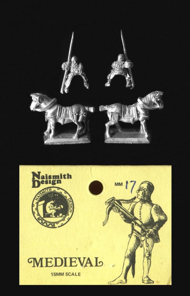 Naismith Design 15mm Medieval HYW MM17 Hobilar 2 mtd figs