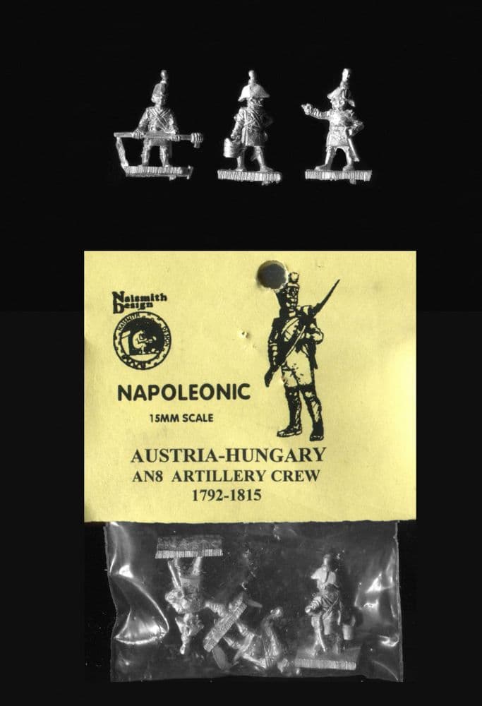 Naismith Design 15mm Napoleonic Austria-Hungary AN08 Artillery Crew ...