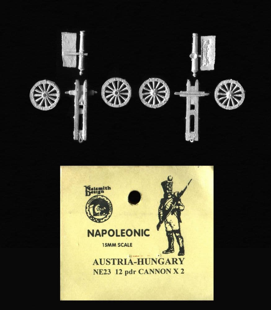 Naismith Design 15mm Napoleonic Austria-Hungary NE23 12pdr Cannon 1792 ...