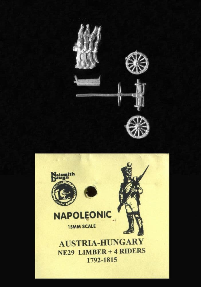 Naismith Design 15mm Napoleonic Austria-Hungary NE29 Limber and Riders ...