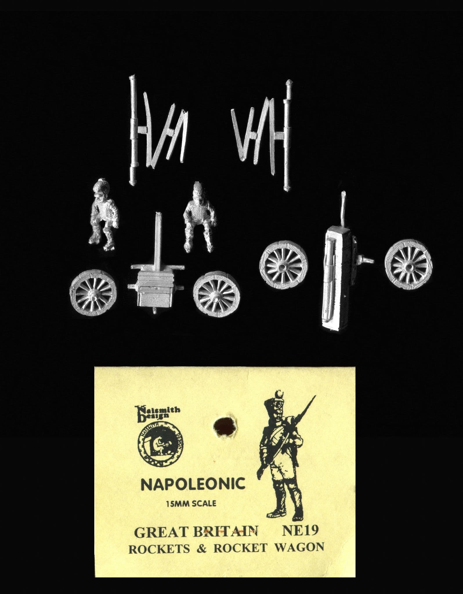 Naismith Design 15mm Napoleonic British NE19 Rockets Rocket Limber ...