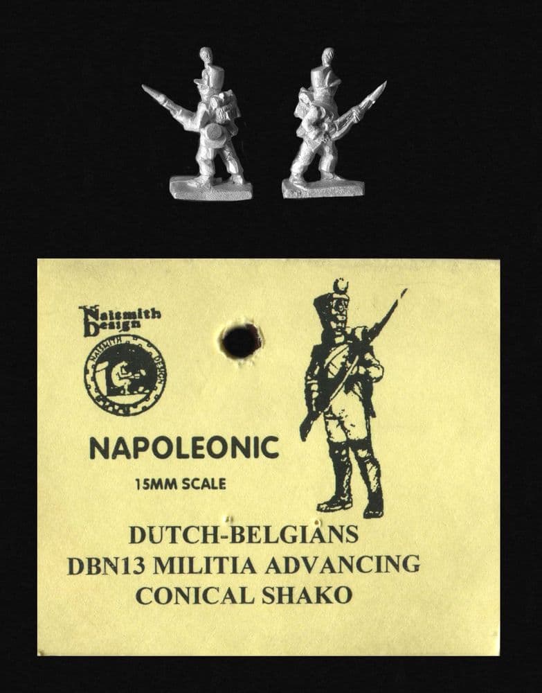 Naismith Design 15mm Napoleonic Dutch-Belgian DBN13 Militia Advancing ...