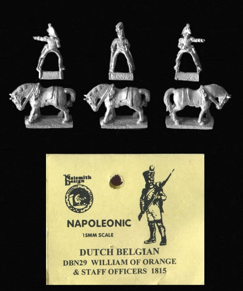 Naismith Design 15mm Napoleonic Dutch-Belgian DBN29 William of Orange ...