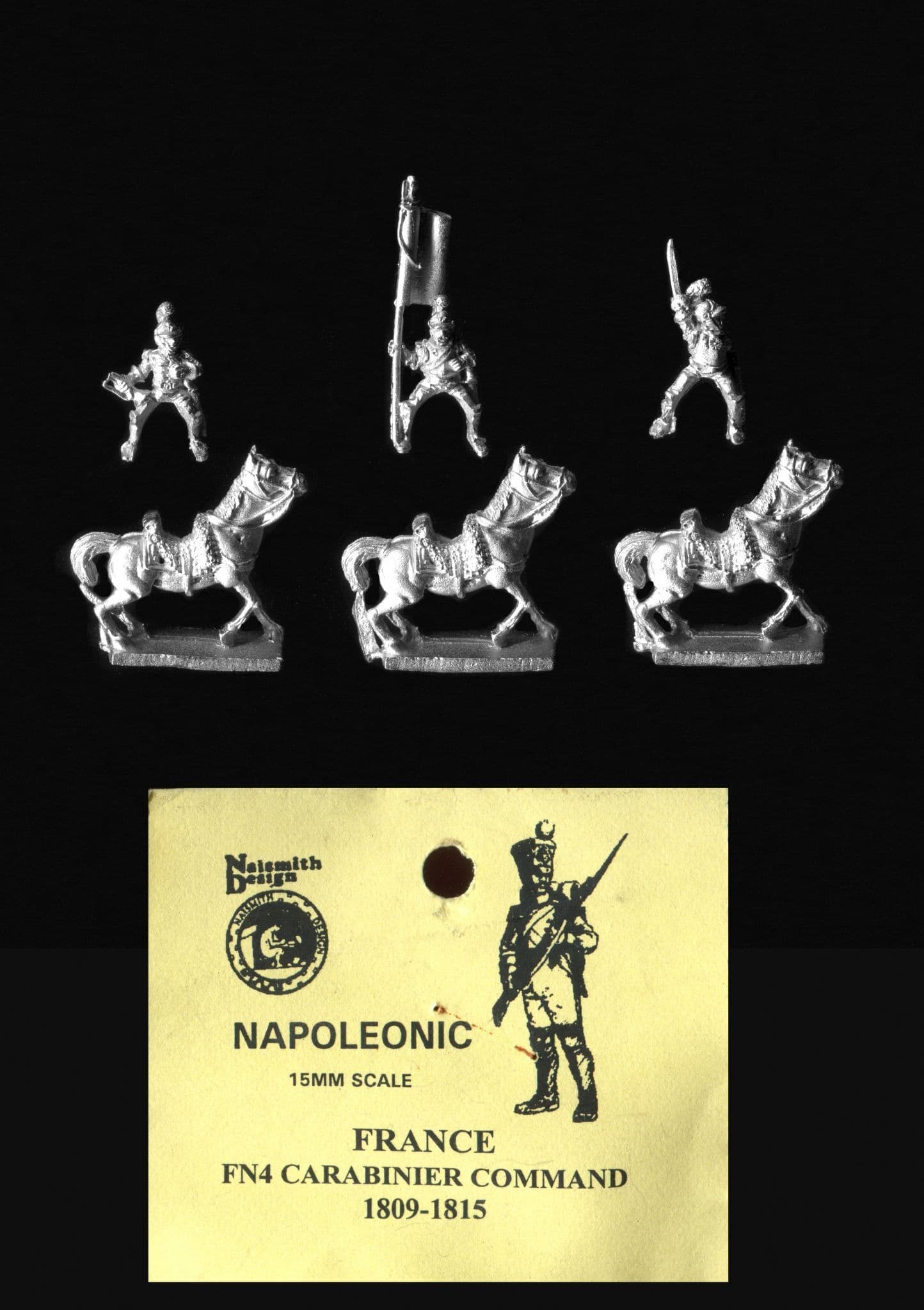 Naismith Design 15mm Napoleonic French FN04 Carabinier Command 1809 ...