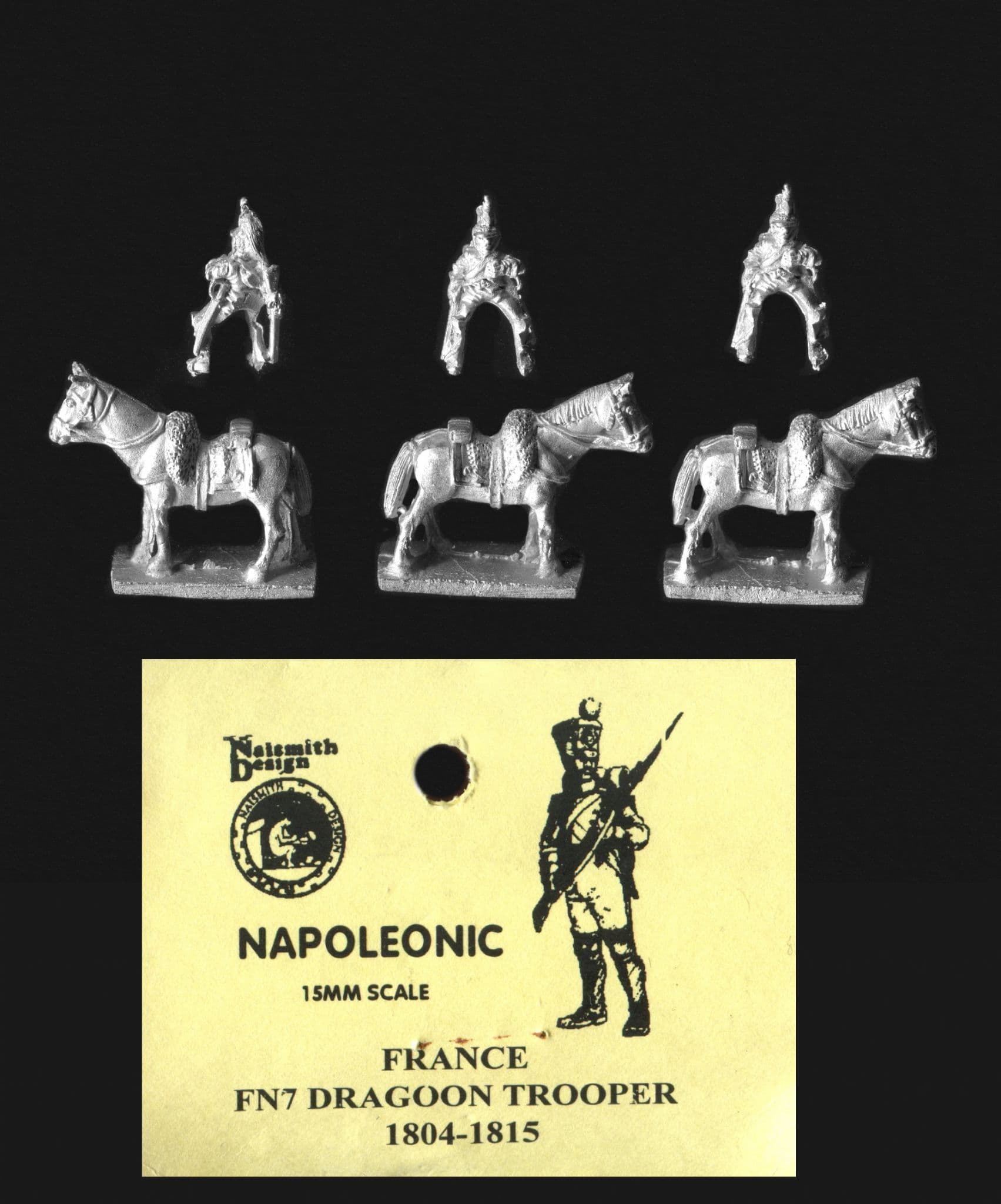 Naismith Design 15mm Napoleonic French FN07 Dragoon Troopers 1804-1815 x 3