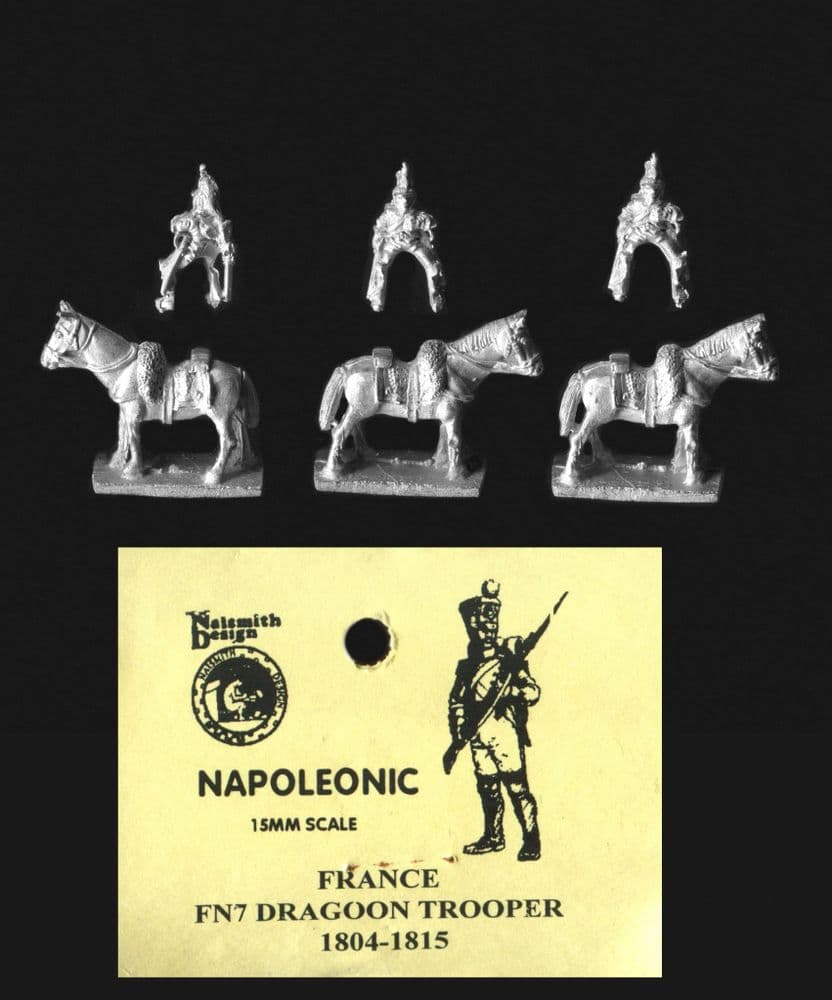 Naismith Design 15mm Napoleonic French FN07 Dragoon Troopers 1804-1815 x 3
