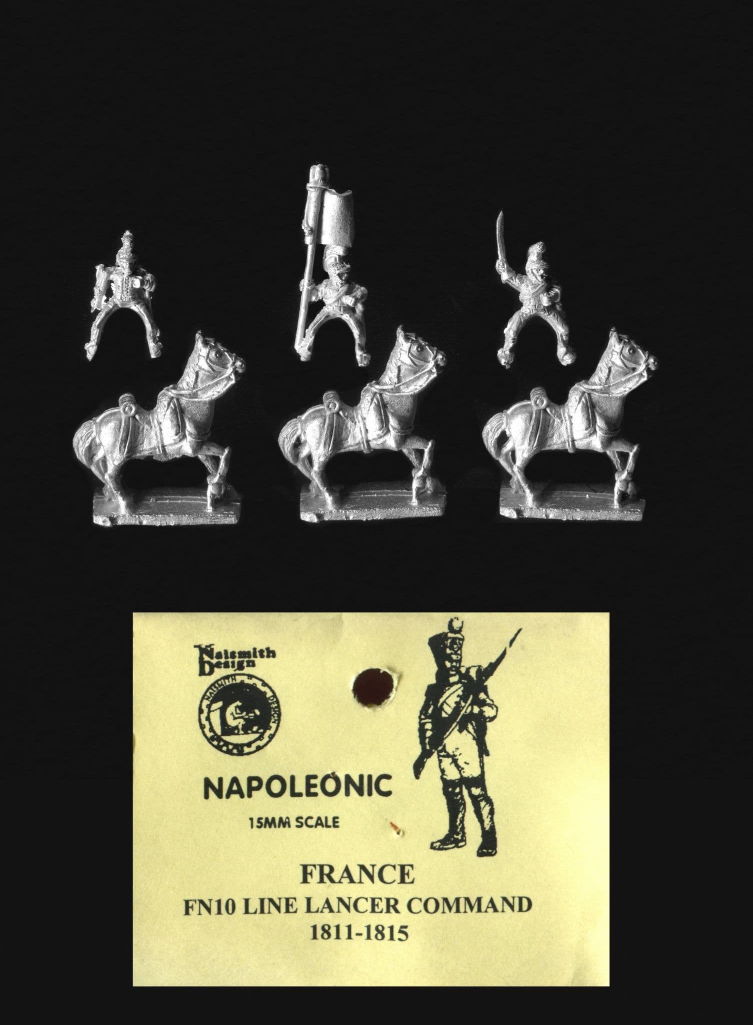 Naismith Design 15mm Napoleonic French FN10 Line Lancer Command 1811 ...