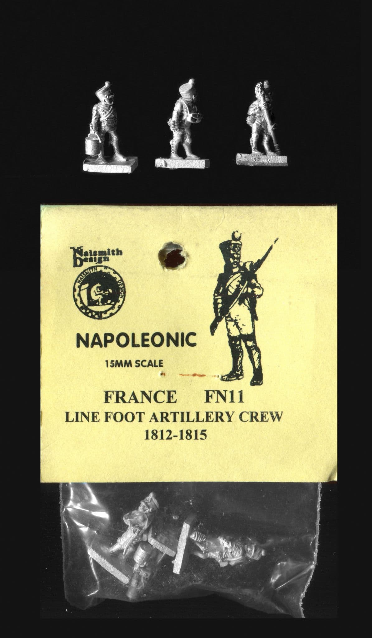 Naismith Design 15mm Napoleonic French FN11 Line Foot Artillery Crew ...