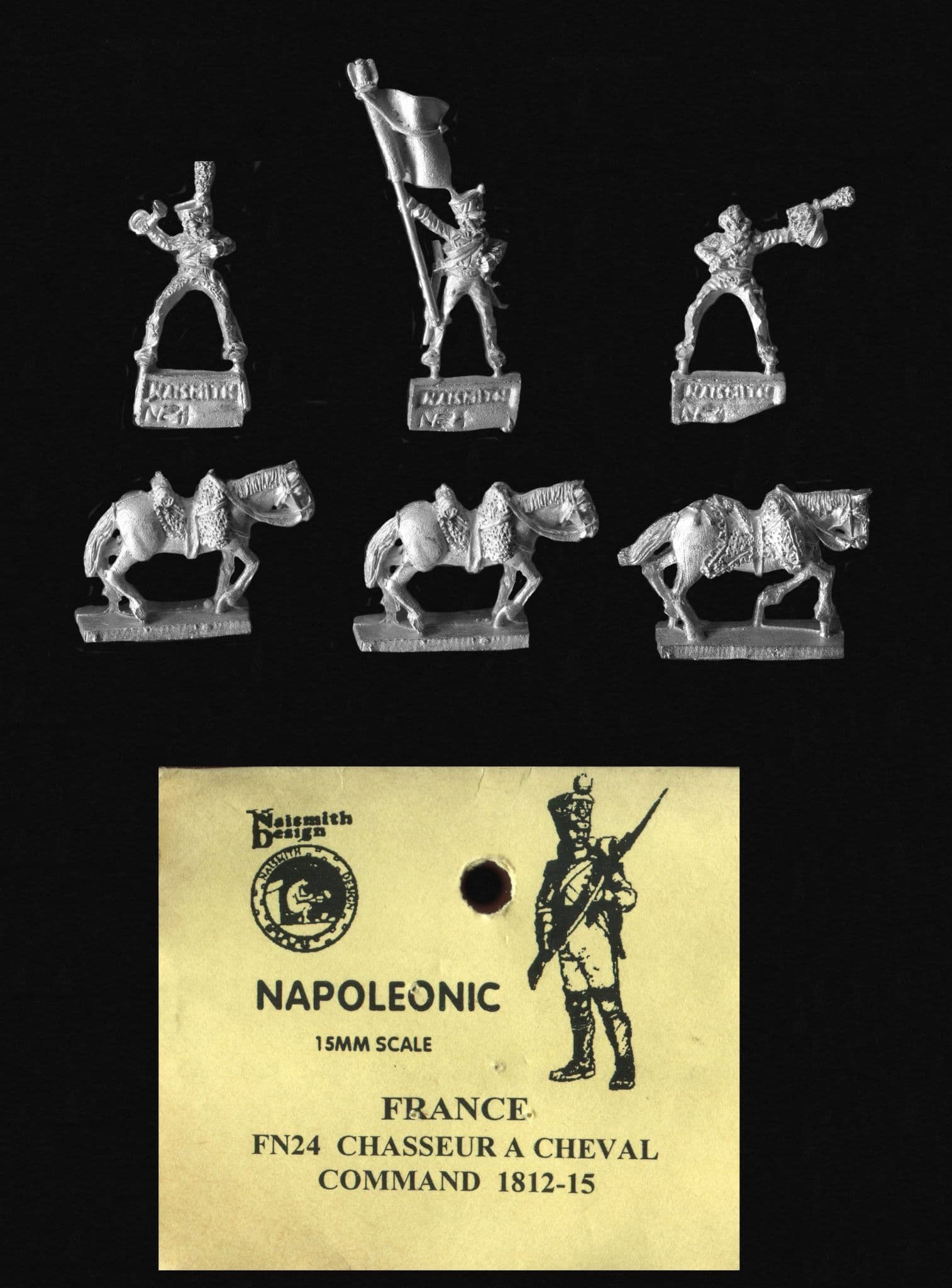 Naismith Design 15mm Napoleonic French FN24 Chasseurs a Cheval Command ...
