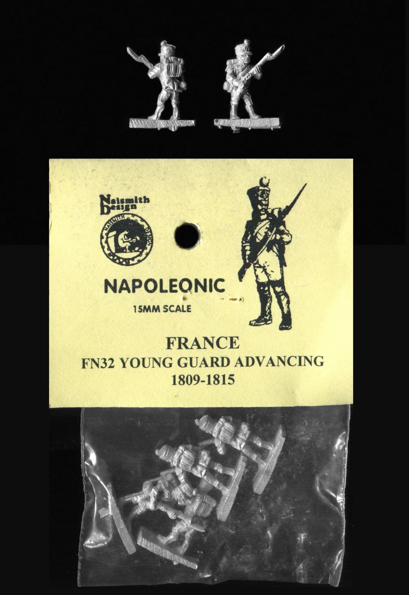 Naismith Design 15mm Napoleonic French FN32 Young Guard Advancing 1809 ...