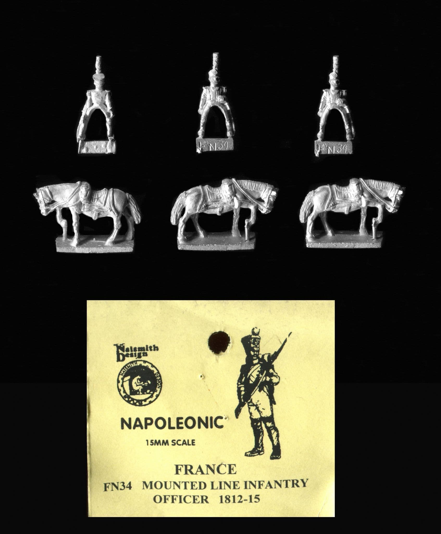 Naismith Design 15mm Napoleonic French FN34 Mounted Line Infantry ...
