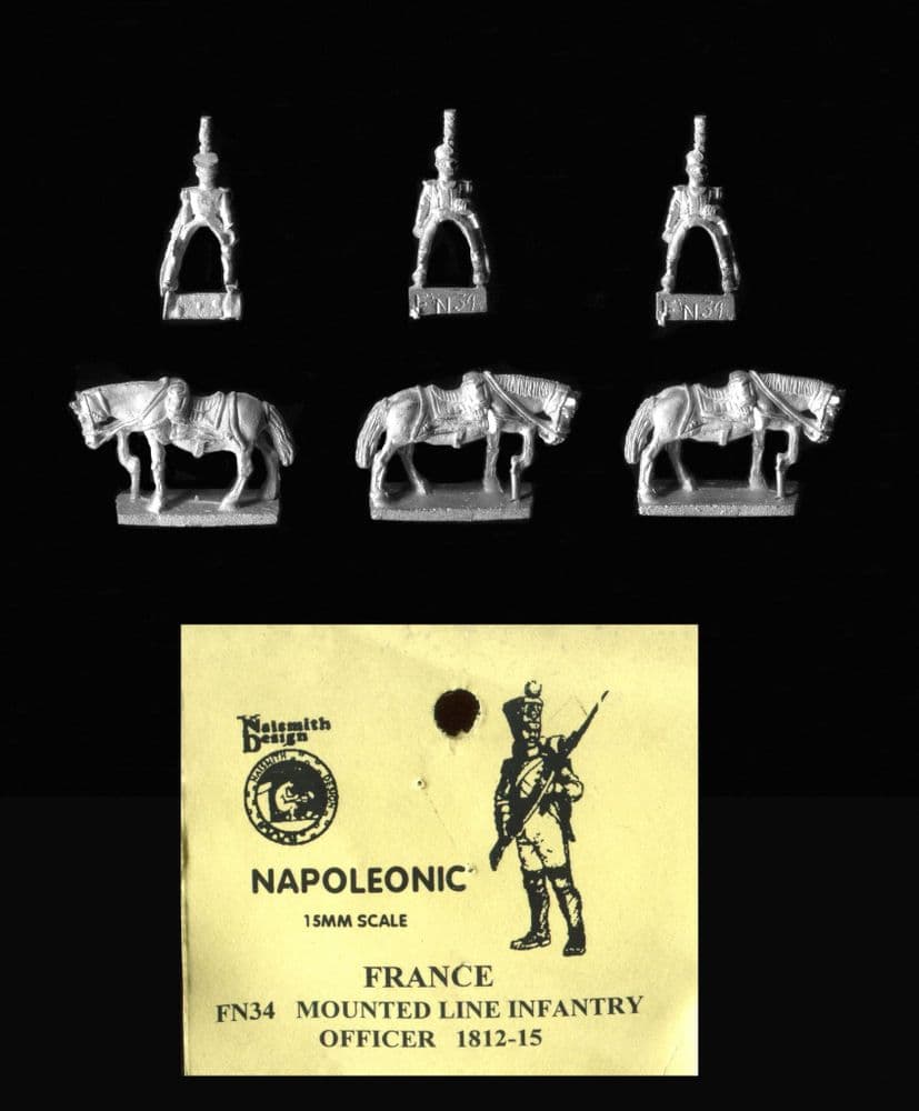 Naismith Design 15mm Napoleonic French FN34 Mounted Line Infantry ...