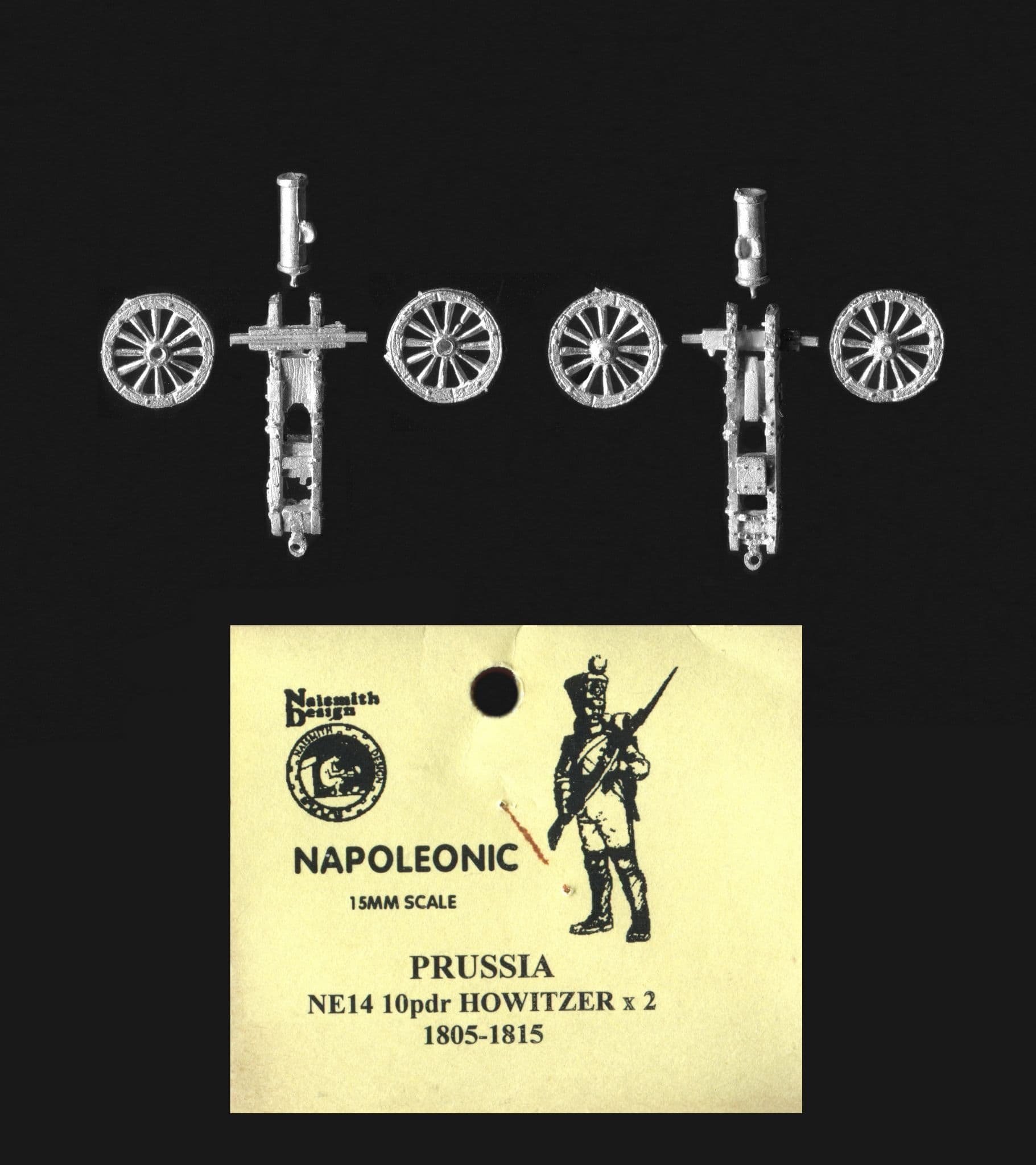 Naismith Design 15mm Napoleonic Prussian NE14 10pdr Howitzer 2