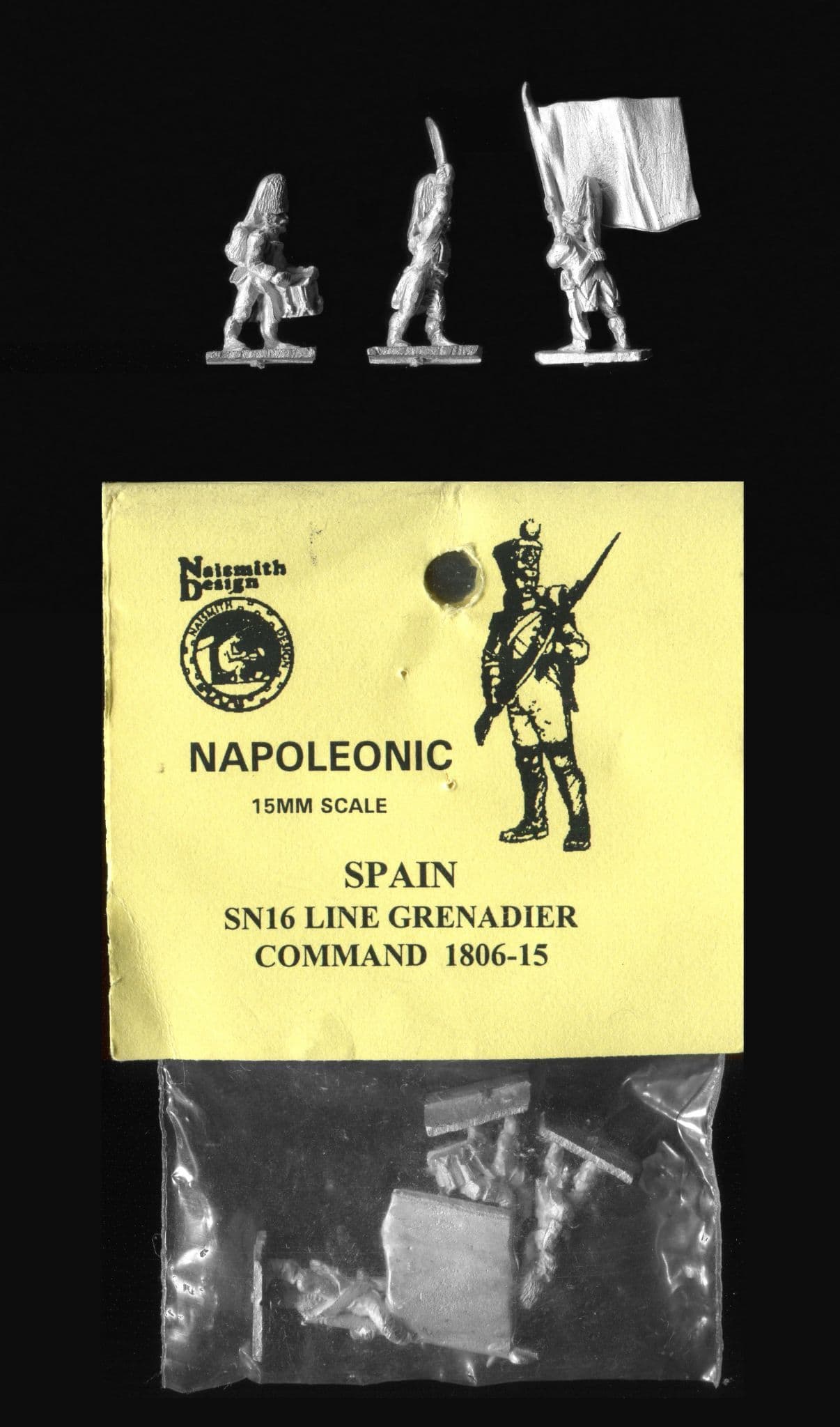 Naismith Design 15mm Napoleonic Spanish SN16 Line Grenadier Command ...