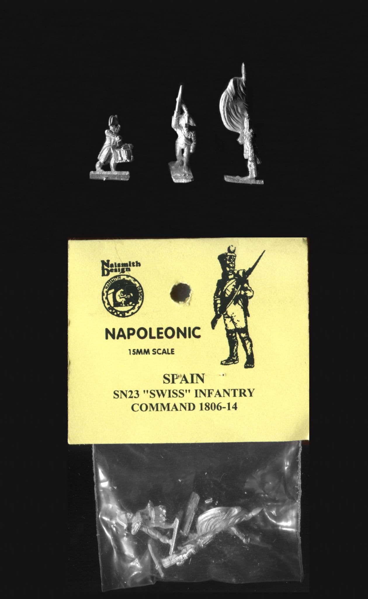 Naismith Design 15mm Napoleonic Spanish SN23 Swiss Infantry Command ...