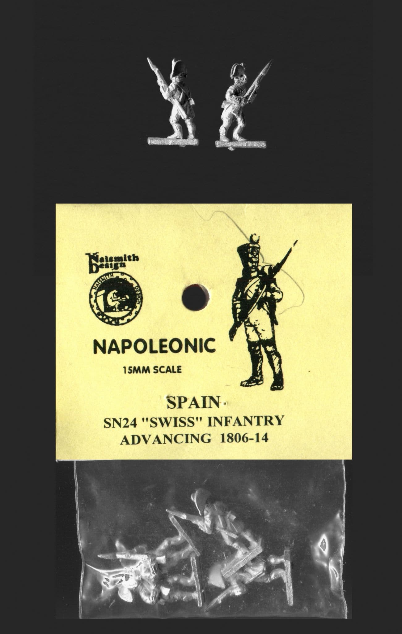 Naismith Design 15mm Napoleonic Spanish SN24 Swiss Infantry Advancing ...